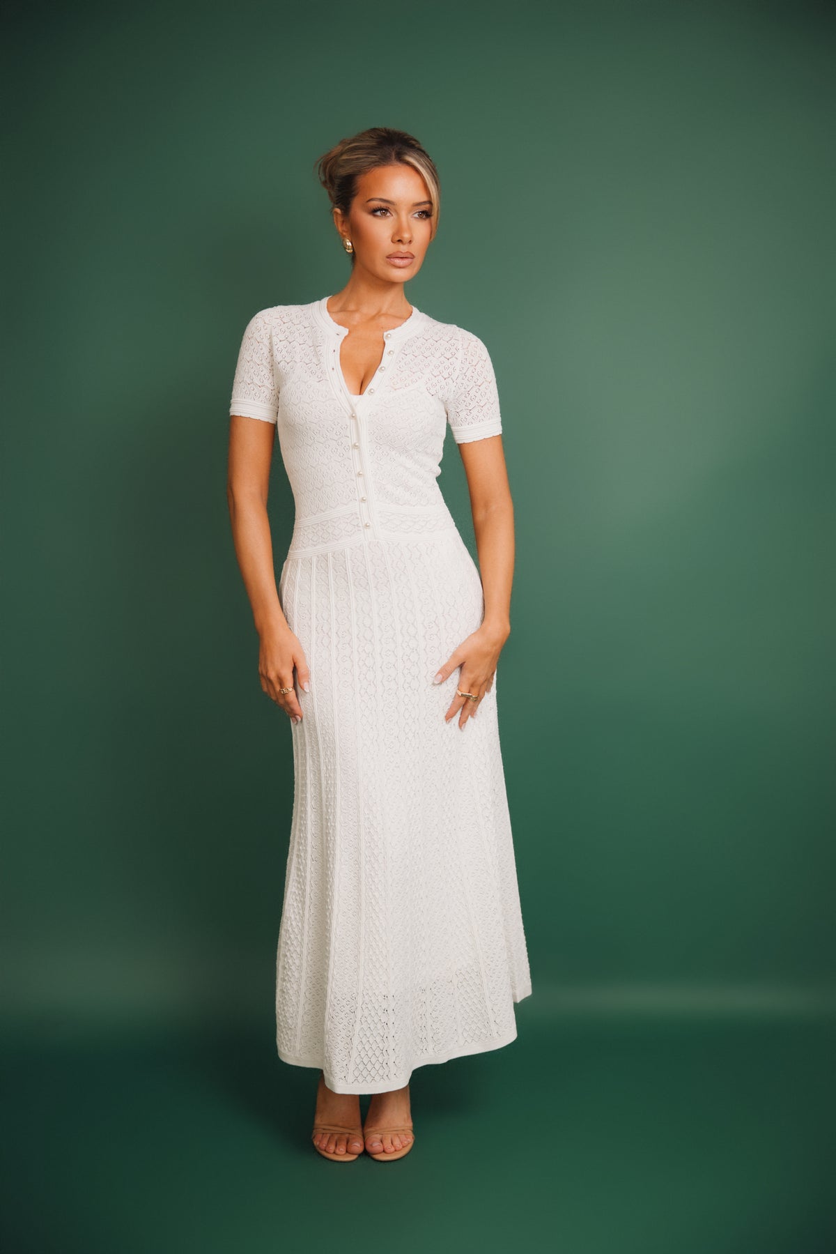 Rione White Dress | Label Nue
