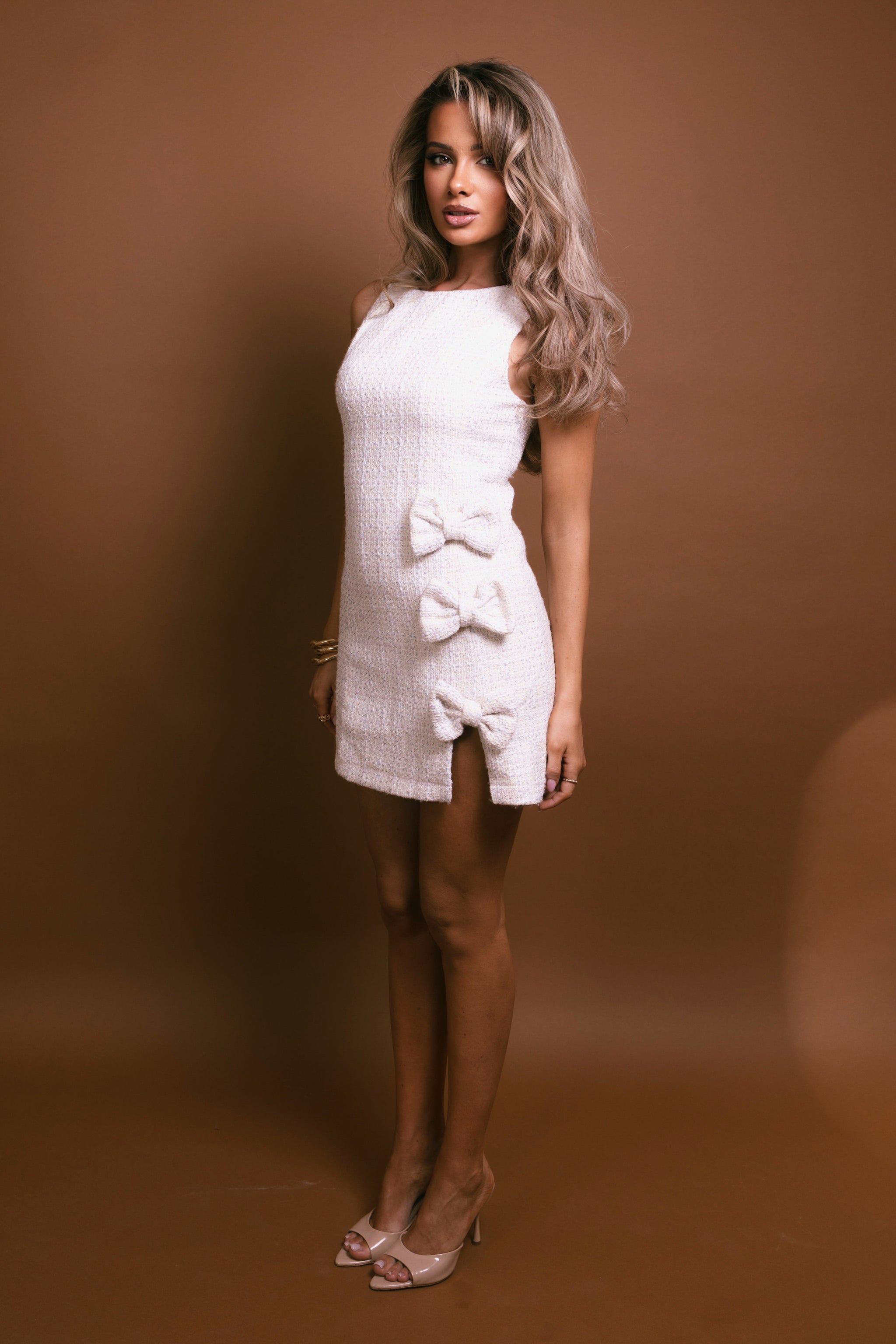 Robina Cream Dress | Label Nue